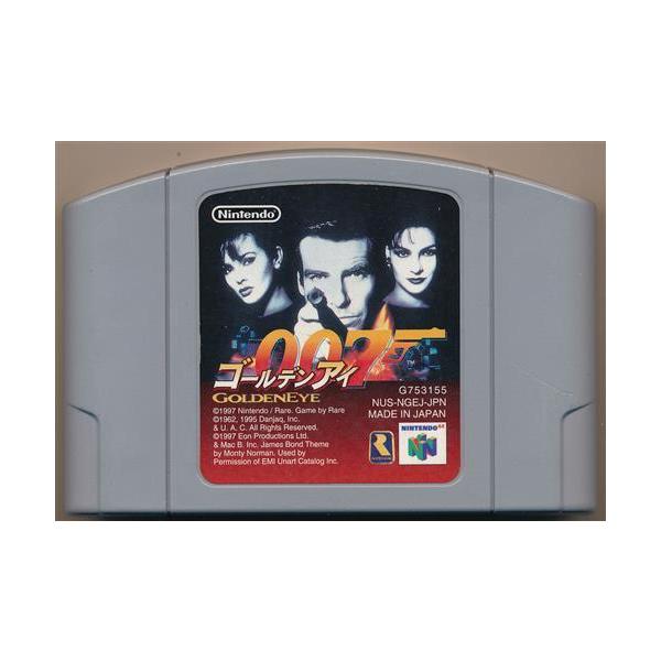 【発売日：1997年08月23日】商品名: ゴールデンアイ007 (箱説なし) 【NINTENDO64】メーカー名: 任天堂JANコード: 4902370503135商品番号: L04282408商品カテゴリ: ゲーム発売日: 1997年0...