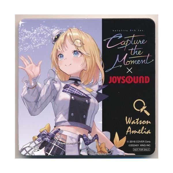 【発売日：2024年05月02日】商品名: ホロライブ hololive 5th fes. Capture the Moment×JOYSOUND オリジナルコースター 第3弾 ワトソン・アメリア作品名: ホロライブ商品番号: L05797...