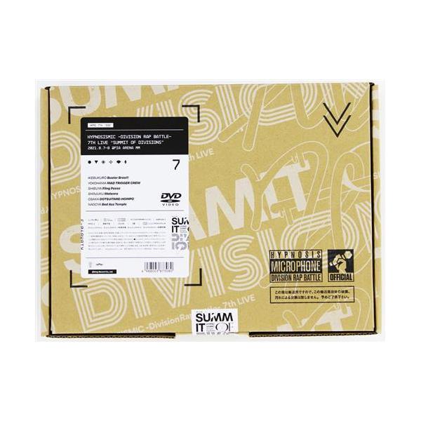 【発売日：2021年12月15日】商品名: ヒプノシスマイク-Division Rap Battle- 7th LIVE 《SUMMIT OF DIVISIONS》 (初回製造版) [浅沼晋太郎|駒田航|神尾晋一郎]【DVD】作品名: ヒプ...