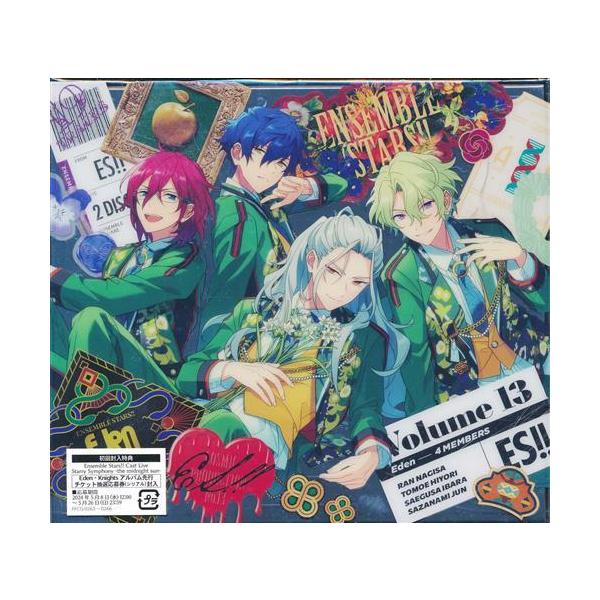 【発売日：2024年05月08日】商品名: あんさんぶるスターズ!! アルバムシリーズ TRIP Volume13 Eden 初回限定生産盤 [Eden]作品名: あんさんぶるスターズ!JANコード: 4589644785963商品番号: ...