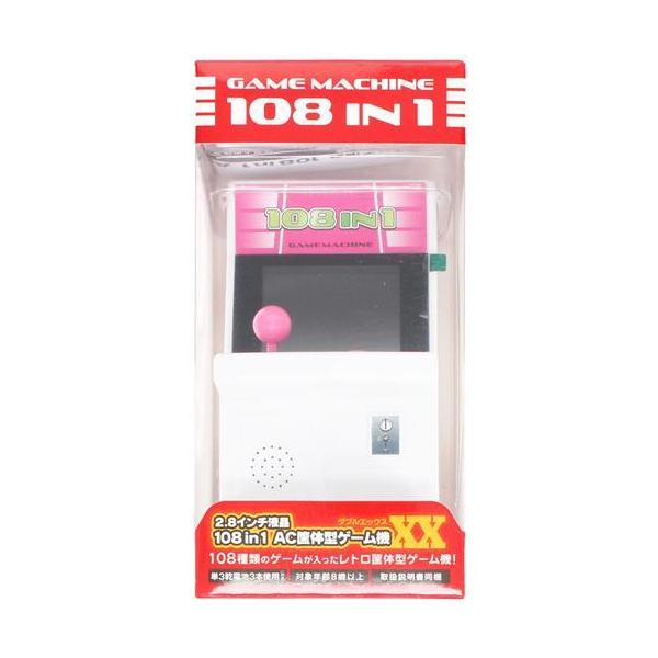 【発売日：2024年12月28日】商品名: GAME MACHINE 2.8インチ液晶 108 IN 1 AC筐体型ゲーム機XX ピンクメーカー名: エール商品番号: L06572642商品カテゴリ: ゲーム発売日: 2024年12月28日...