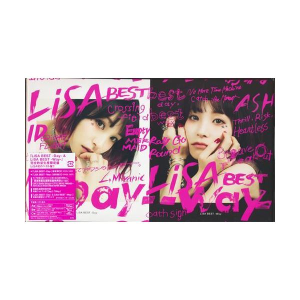 【発売日：2018年05月09日】商品名: LiSA BEST -Day-&amp;LiSA BEST -Way- 完全数量生産限定盤 [LiSA]作品名: 芸能女性（声優・アーティスト）JANコード: 4547366352122商品番号:...