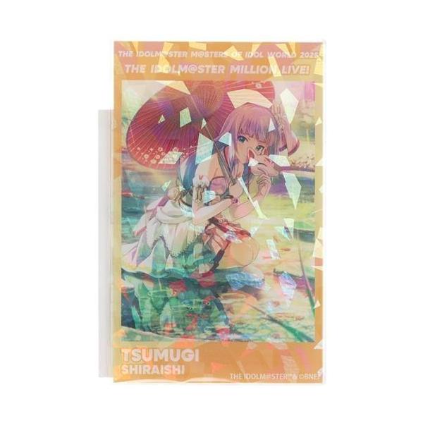 【発売日：2025年12月05日】商品名: THE IDOLM＠STER M＠STERS OF IDOL WORLD 2025 公式ホログラムクリアカード (50) 白石紬作品名: THE IDOLM＠STER シリーズJANコード: 45...