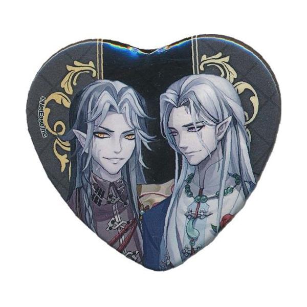 【発売日：2023年02月14日】商品名: Identity V 第五人格×SWEETS PARADISE Academy Cafe VALENTINE&amp;WHITE DAY トレーディングハート缶バッジ 白黒無常(謝必安/范無咎)作...