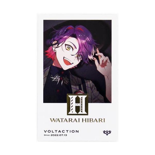 【発売日：2023年01月14日】商品名: にじさんじ VOLTACTION Half Anniversary ランダムチェキ風カード 渡会雲雀 (レア)作品名: にじさんじJANコード: 4570105089782商品番号: L07965...