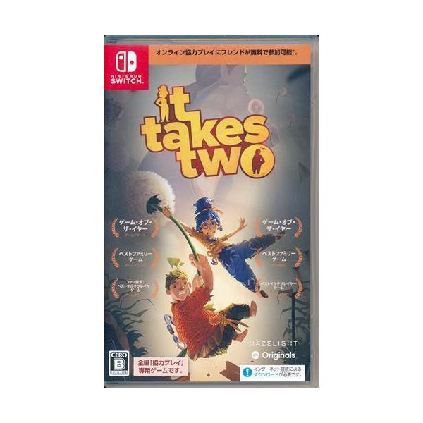 【発売日：2022年12月08日】商品名: It Takes Two 【Nintendo Switch】メーカー名: エレクトロニック・アーツJANコード: 4938833024404商品番号: L07972338商品カテゴリ: ゲーム発売...