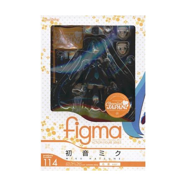 【発売日：2011年11月25日】商品名: figma 114 VOCALOID 初音ミク 応援ver. 【GOODSMILE ONLINE SHOP限定】 【フィギュア】[マックスファクトリー]作品名: VOCALOIDJANコード: 4...
