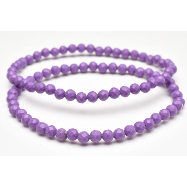 【材質】フォスフォシデライト 4mm 産地：ブラジル【サイズ】約4mm(±0.5mm)【腕周り】約15.5cm(伸縮性あり)【重さ】約3g【特徴・意味】カット加工がキラキラと輝きを放ちます。小粒ですので重ね付けなどにもおすすめです。フォスフ...