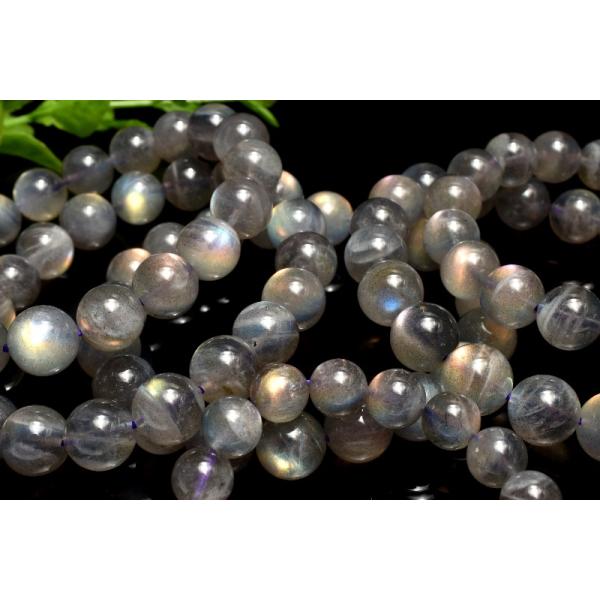 【材質】ラブラドライト 7.5mm 産地：マダガスカル【サイズ】約7.5mm(±0.5mm)【腕周り】約15.5cm(伸縮性あり)【重さ】約15g【特徴・意味】全珠に美しいラブラドレッセンスを確認できます！希少なピンクシラーなどのを含めた暖...