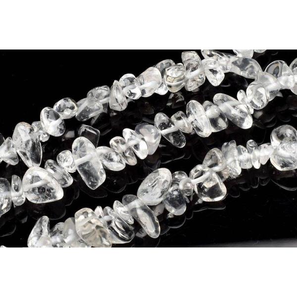 【材質】水晶 2-7x6-15mm 産地：ブラジル【サイズ】約2-7x6-15mm(±0.5mm)【重さ】約30-35g【特徴・意味】地殻から産出するもっとも代表的な鉱物のひとつであり、透明度がないものを『石英』、無色透明のものを『水晶』と...