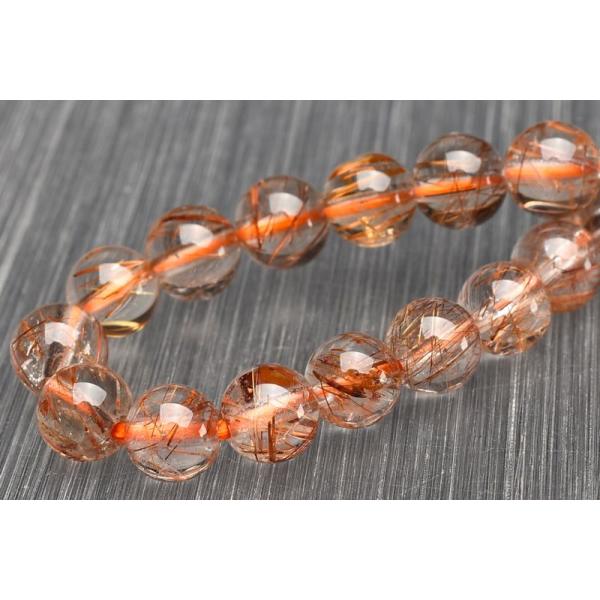 【材質】ブロンズルチルクォーツ 6.5mm 産地：ブラジル【サイズ】約6.5mm(±0.5mm)【腕周り】約16cm(伸縮性あり)【重さ】約12g【特徴・意味】水晶の透明度も抜群で繊細針がたくさん内包されていてこの価格はお買い得です。バラン...