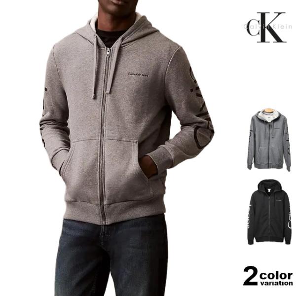 [ブランド]CALVIN KLEIN (カルバンクライン)[アイテム]Traveling Logo ZIP Hoodie[素材]コットン72%、ポリエステル28%(裏起毛)【コメント】Calvin Klein Traveling Logo ...