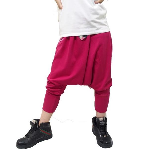 ダンスパンツ  THIAM(ティアム）サルエル＃TT147【ダンスウエア/ダンスパンツ/ズンバ/リトモス/ヒップホップダンスウェア/ダンス衣装/ダンス 衣装 ヒップホップ/】[カラー]レッド・イエロー・グリーン・グレイ・ブラック・ホワイト・...