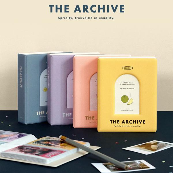 チェキフィルム80枚収納可能なおしゃれなチェキアルバム！カラーはCustard Yellow、Pink、Lavender、Indi Blueの4カラー結婚式や送別会等のプレゼントにも最適！サイズ：縦110mm×横140mm×高さ33mmポケ...