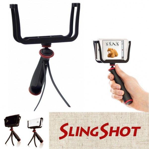 『スマホやカメラを安定して動画撮影!』SLINGSHOT/スリングショットグリップミニ三脚SLINGSHOT Stabilize/スリングショットスタビライズ