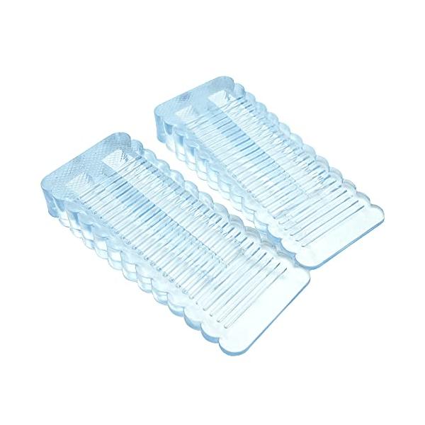 固定の難しい押し入れや脱衣所などのスライドドアの固定に役立つドアロックセットです。便利な隙間に挟むだけの簡単設置！大きく隙間のあるタイプのドアには二個セットすればしっかり止まります。 室内飼いの犬猫の脱走・いたずら防止に。手の届かない上部に...