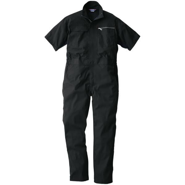 生地・混率/ポリエステル65％、綿35％目付量：150ｇ/m2カラー：ブラックサイズ：6Lサイズ参考身長：175cm以上胸囲：153cm　肩幅：57cm総丈：166cm　袖丈：27.5cm胴囲：134cm　  股下：78cm■脇にメッシュ素...