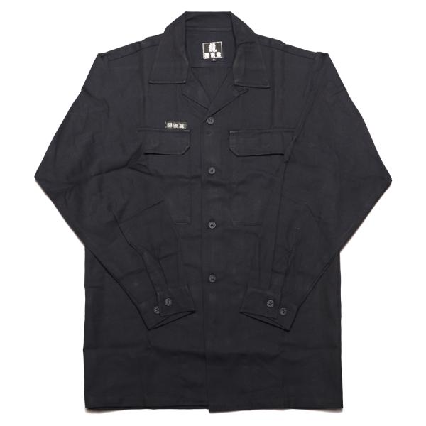 ☆在庫処分セール☆生地・混率/ポリエステル65%、レーヨン35%　　　　　サージ織り◎同じ品番・色の商品でも、商品ごとに生地の色が異なる場合があります。ご了承ください。関東鳶　とび服　オープンシャツ　※セール品につき、付属の紙タグに折れ目や...