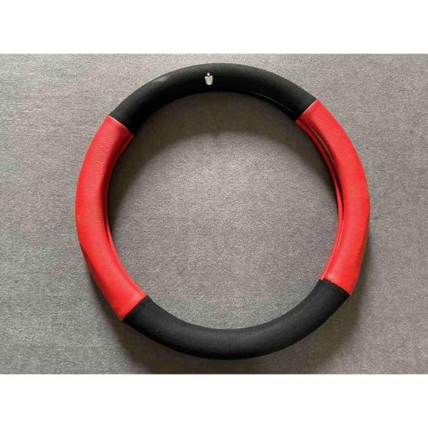 サイズ：外径38cm　 内径30cm素材：スエード＋牛革製通気性がよく、手汗を吸収やすい。高級感と質感にこだわった本革の生地です。触感よく、汚れ防止、滑り止め、磨きに耐え、通気性がよくの素敵なハンドルカバーです。