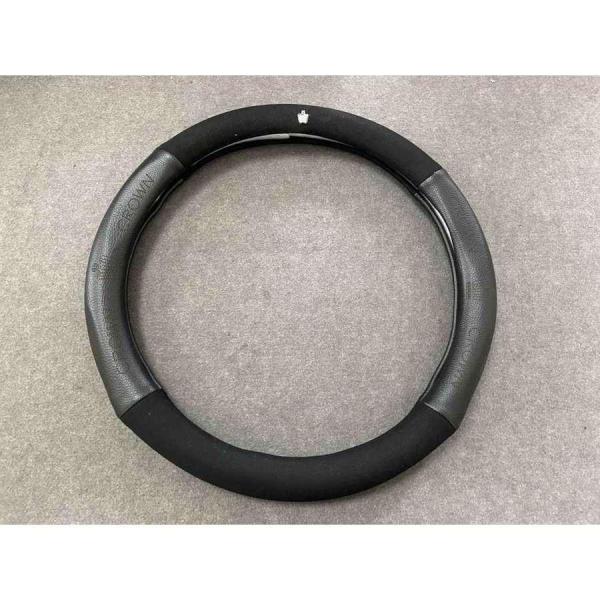 サイズ：外径38cm　 内径30cm素材：スエード＋牛革製通気性がよく、手汗を吸収やすい。高級感と質感にこだわった本革の生地です。触感よく、汚れ防止、滑り止め、磨きに耐え、通気性がよくの素敵なハンドルカバーです。