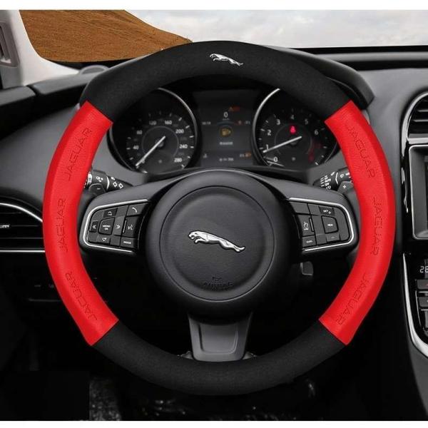 サイズ：外径38cm　 内径30cm素材：スエード＋牛革製通気性がよく、手汗を吸収やすい。高級感と質感にこだわった本革の生地です。触感よく、汚れ防止、滑り止め、磨きに耐え、通気性がよくの素敵なハンドルカバーです。