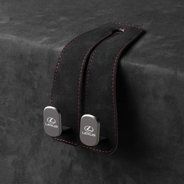 【ずれないようにしっかり】中間部分は自由に曲がることができ、さまざまな車種のシートに適しています。自動車の走行中は良好な安定性を保ち、勝手に動くことはありません。【省スペース】車載用両頭フックは一つで二つのフックを利用できる便利なデザインで...