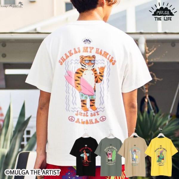 〇商品名MULGA モルガ アニマルM Tシャツ〇ポイント【Kahiko×MULGA THE LIFE】オーストラリアで大人気のイラストレーター【MULGA/モルガ】とのコラボＴシャツが登場。バックにそれぞれ陽気なアニマルイラストが施された...