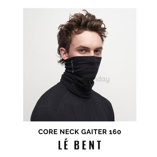 LE BENT CORE NECK GAITER 160COLOR：BLACKSIZE : ONE SIZERayon from Bamboo - 53%Merino Wool - 37%Nylon - 10%- Ultra Lightwe...