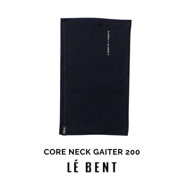 LE BENT CORE NECK GAITER 200COLOR：BLACKSIZE : ONE SIZERayon from Bamboo - 66.5%Merino Wool - 28.5%Elastane - 5%- Lightwe...