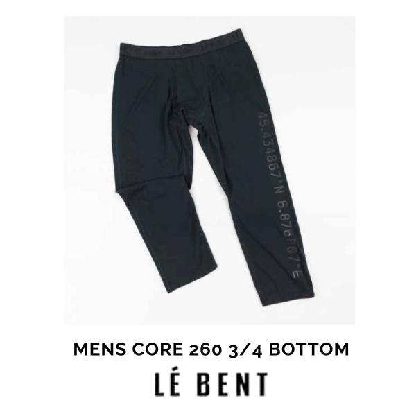 LE BENT MENS CORE 260 3/4 BOTTOMCOLOR：DARK CLOUDSIZE : S, M, LRayon from Bamboo - 66.5%Merino Wool - 28.5%Elastane - 5%-...