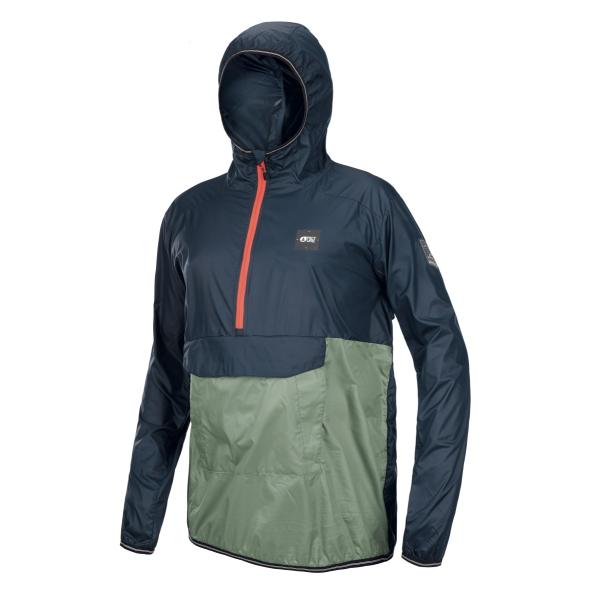 PICTURE ORGANIC CLOTHINGWAILER WINDBREAKERCOLOR : DARK BLUE, BLACK100% RECYCLED POLYESTERRIPSTOP FABRICWINDBREAKERTEFLON...