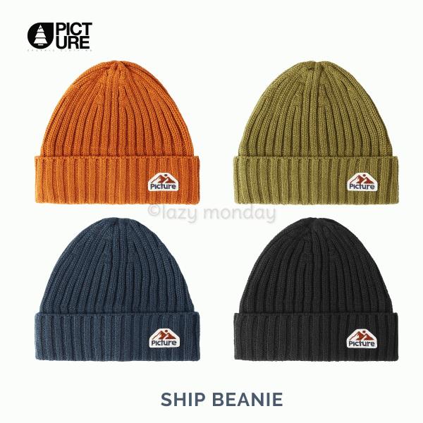 PICTURE ORGANIC CLOTHINGピクチャーオーガニッククロージングSHIP BEANIECOLOR：Black, Army Green, Nutz, Dark Blue【必ずお読みください】＊当店はPICTURE ORGAN...