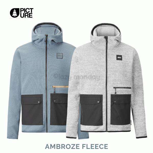 PICTURE ORGANIC CLOTHINGAMBROZE FLEECECOLOR：China Blue, Grey Melange【必ずお読みください】＊当店はPICTURE ORGANIC CLOTHINGの正規販売店です。＊画像は...