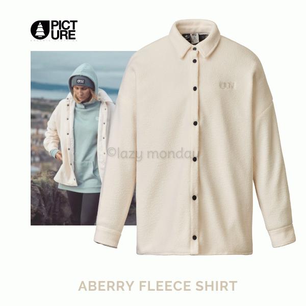 PICTURE ORGANIC CLOTHINGABERRY FLEECE SHIRTフリースジャケットCOLOR：EcruRELAXED FIT【必ずお読みください】＊当店はPICTURE ORGANIC CLOTHINGの正規販売店です...