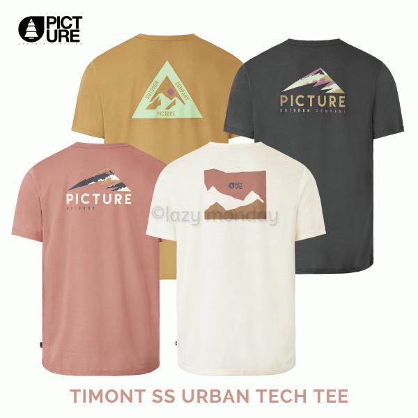 PICTURE ORGANIC CLOTHINGTIMONT SS URBAN TECH TEEピクチャー　ピクチャーオーガニック　オーガニックコットン　リサイクル　サステナブル　エコ　アウトドア　スノーボード　スノボ　スキー　サーフィン　...