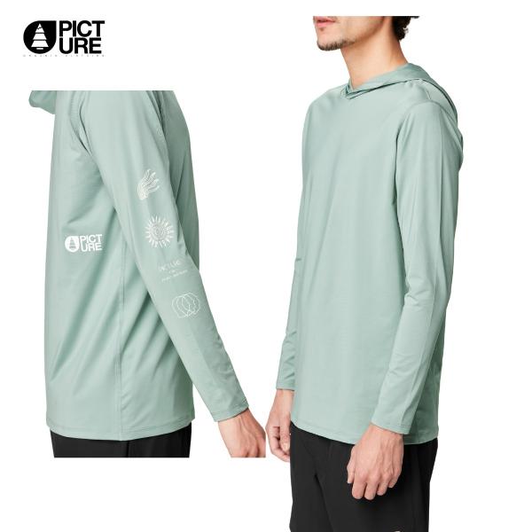 PICTURE ORGANIC CLOTHINGHOOD SURF TEEピクチャー　ピクチャーオーガニック リサイクル　サステナブル　エコ　アウトドア　スノーボード　スノボ　スキー　サーフィン　スケート　スケーター　キャンプ  スイムスー...