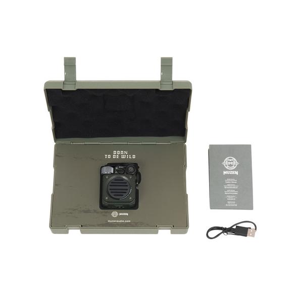 muzen(muzen)ワイルドミニ ブルートゥース スピーカー グリーン MW-PVXI JGN muzen（muzen） ワイルドミニ ブルートゥース スピーカー グリーン MW