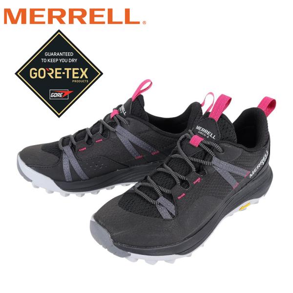 メレル MERRELL エルブレス ヴィクトリア ビクトリア Victoria L-Breath トレッキングシューズ 靴 トレッキングブーツ ハイキングブーツ ゴアテックス GORE-TEX 防水 耐水 高機能 黒 ブラック ピンク ロー...