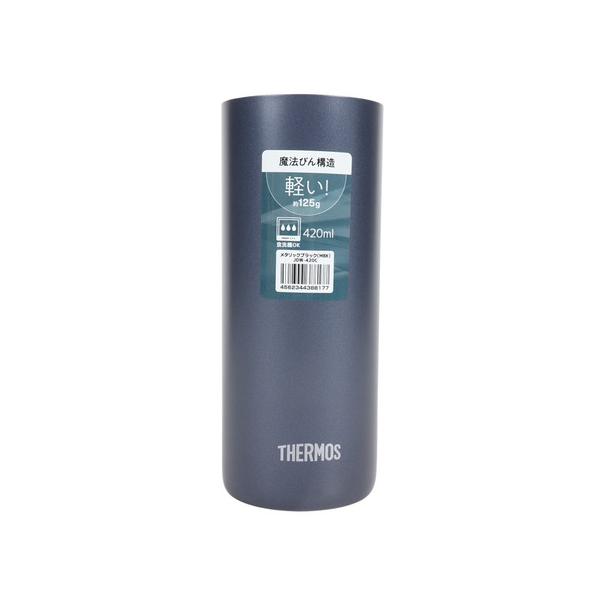 サーモス THERMOS エルブレス ヴィクトリア ビクトリア Victoria L-Breath アウトドア調理器具 食器 タンブラー マグ コップ 真空断熱 保冷 保温 温度キープ 軽量 黒 ブラック 自宅 アウトドア キャンプ レジャ...