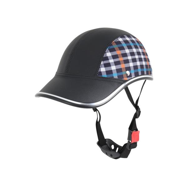スライド SLYDE エルブレス ヴィクトリア ビクトリア Victoria L-Breath ヘルメット 帽子 つば 安全 自転車 サイクル バイク 黒 ブラック チェック柄 おしゃれ 自転車用品 学生 社会人 メンズ レディース 男性 ...