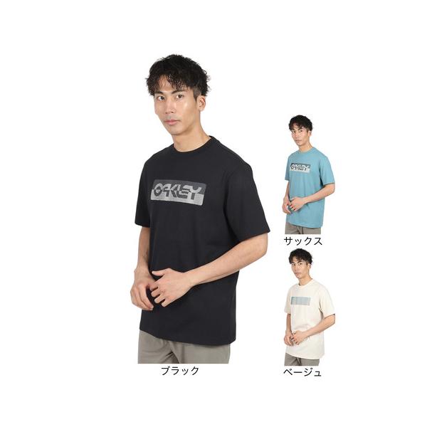 2025年春夏モデル 2025ssmodel オークリー OAKLEY スーパースポーツゼビオ ゼビオ Super Sports XEBIO スポーツカジュアル カットソー Men's Mens メンズ めんず 男性 トップス 黒 ブラック