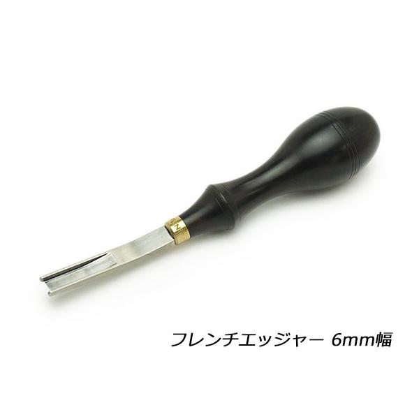 ■型番：C28145■商品名：【フリントレザーツール】フレンチエッジャー■サイズ：6mm幅■メール便について：この商品はメール便には対応しておりません。■発送予定目安：4日以内（日祝日は除く）■JANコード：4531785053029■取扱...