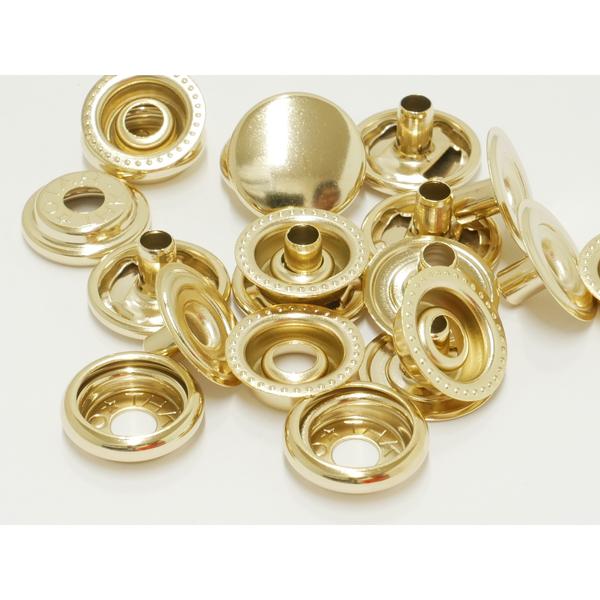 ■型番：EG75005-09■販売価格：869円（税込）　　/　　790円（税抜）■商品名：ジャンパーホック　大■色：本金■サイズ：φ15mm｜足の長さ5.5mm■内容：5ヶ■メール便について：メール便（220円）対応商品です。■発送予定目...