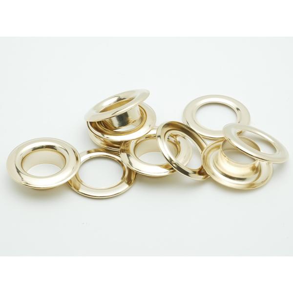 ■型番：EG75021-09■販売価格：638円（税込）　　/　　580円（税抜）■商品名：ハトメリング No.30■色：本金■サイズ：外径28×高さ9×内径15.5mm■内容：5ヶ■メール便について：メール便（220円）対応商品です。■発...