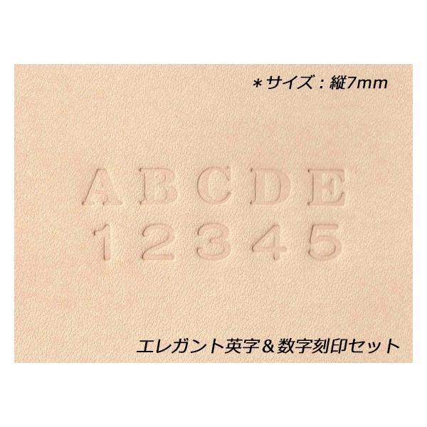 ■型番：PI8134-00■販売価格：5280円（税込）　　/　　4800円（税抜）■商品名：エレガント英字＆数字刻印セット■サイズ：約7mm■内容：36本■メール便について：メール便（220円）対応商品です。■発送予定目安：4日以内（日祝...