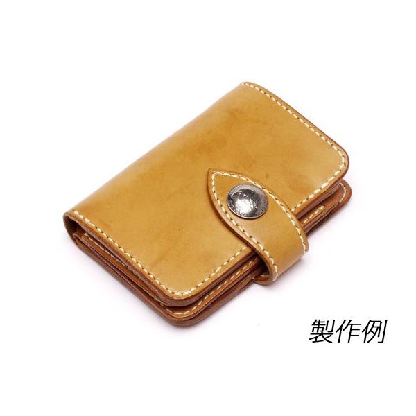 ■型番：Pkit107■販売価格：7920円（税込）　　/　　7200円（税抜）■商品名：ハーフウォレットキット■色：全2色、ナチュラル（サドルレザー）/黒■サイズ：9x13cm 厚さ3cm■メール便について：メール便（220円）対応商品で...