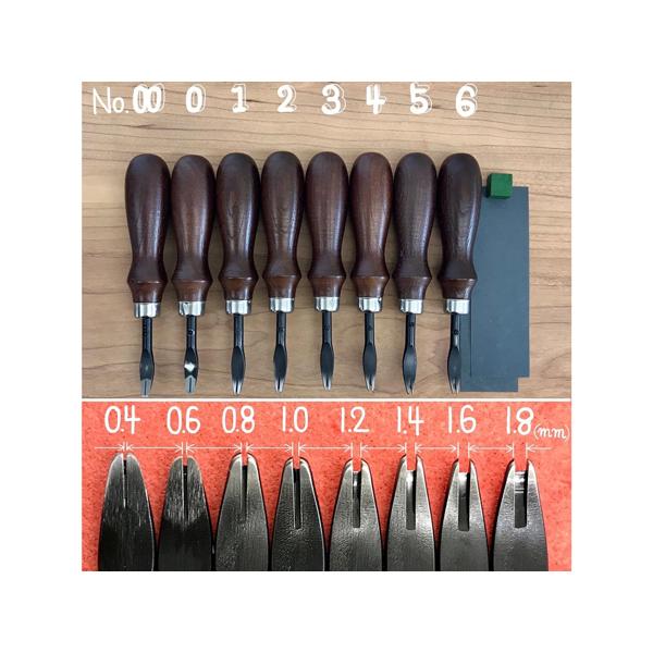 ■型番：POF017■商品名：新へり落とし■種類：No.00（0.4mm）/No.0（0.6mm）/No.1（0.8mm）/No.2（1.0mm）/No.3（1.2mm）/No.4（1.4mm）/No.5（1.6mm）/No.6（1.8mm...