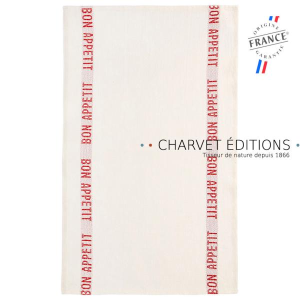高級リネンで知られるCHARVET EDITIONS シャルべ・エディションから直輸入のキッチンクロス「BON APPETIT」シリーズ。リネン100％の麻で作られた厚手のデザインが特徴です。吸水性、速乾性にも優れ、厚手でレトロな風合いを持...