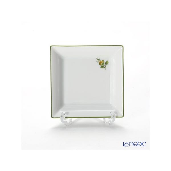 【AM10時までのご注文で当日出荷可】可憐な小花が一輪、繊細な筆のタッチで描かれたシリーズ♪ アウガルテン Augarten オーストリア 豆皿・ミニトレイ（10cm未満）