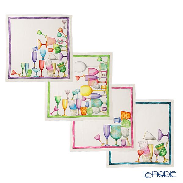 バラエティに富んだ絵柄のユーモアを感じさせるデザインが目を惹く、イタリアならではのキッチンファブリック。 テシトゥーラ トスカーナ テレリーエ Tessitura Toscana Telerie イタリア ナプキン・ペーパーナプキン